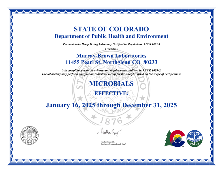 Murray Brown Labs | Hemp & CBD Testing